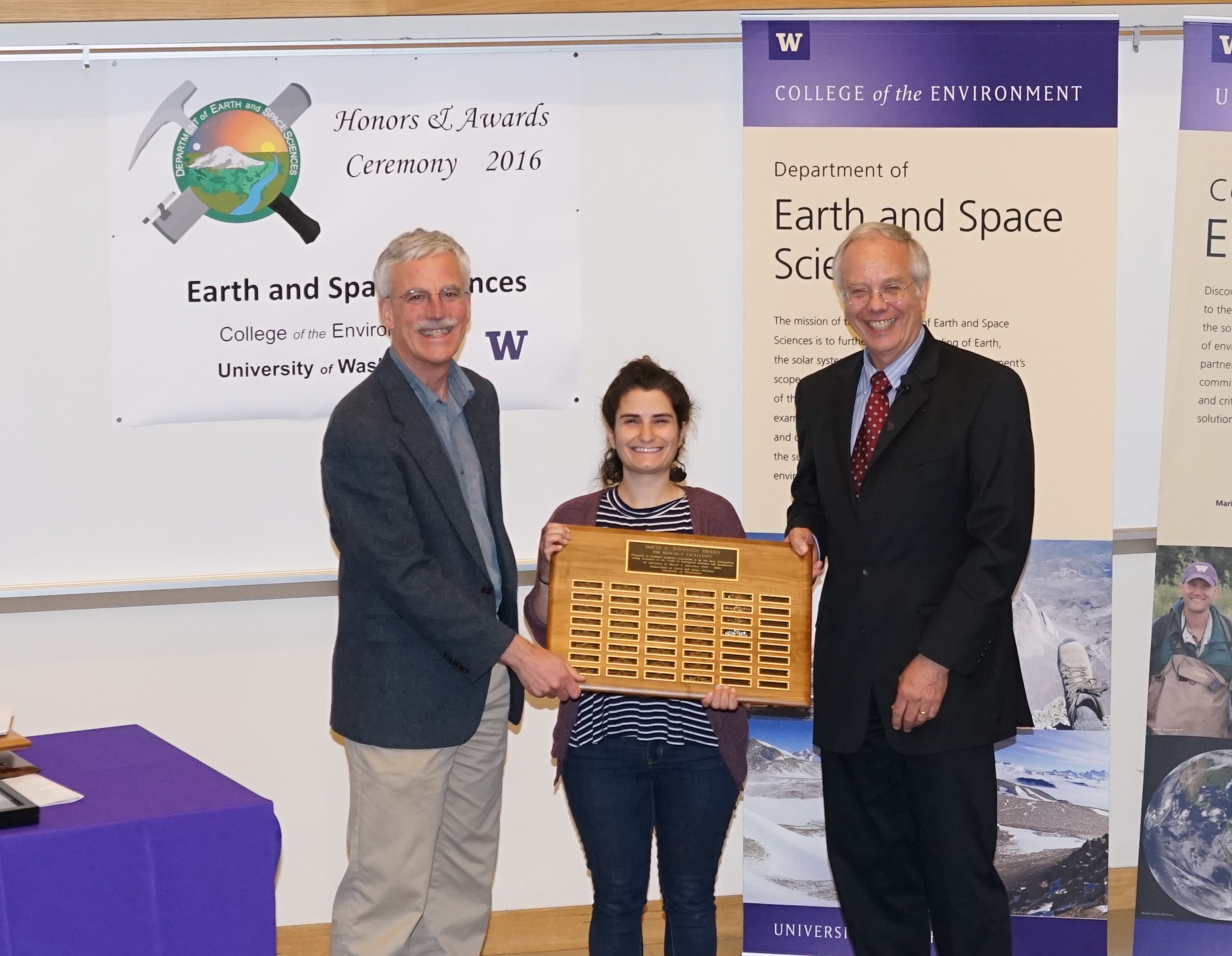 2016 Honors and Awards Ceremony - Earth and Space Sciences